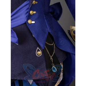 Genshin Impact Black Furina Hydro Archon Cosplay Costume - cosfun