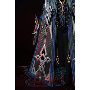 Genshin Impact Fatui Harbinger The Captain Il Capitano Cosplay Costume ...