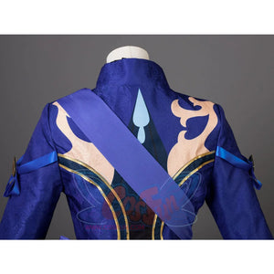 Genshin Impact Black Furina Hydro Archon Cosplay Costume - cosfun