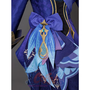 Genshin Impact Black Furina Hydro Archon Cosplay Costume - cosfun