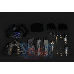 Genshin Impact Fatui Harbinger The Captain Il Capitano Cosplay Costume ...