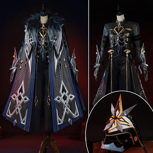 Genshin Impact Fatui Harbinger The Captain Il Capitano Cosplay Costume ...