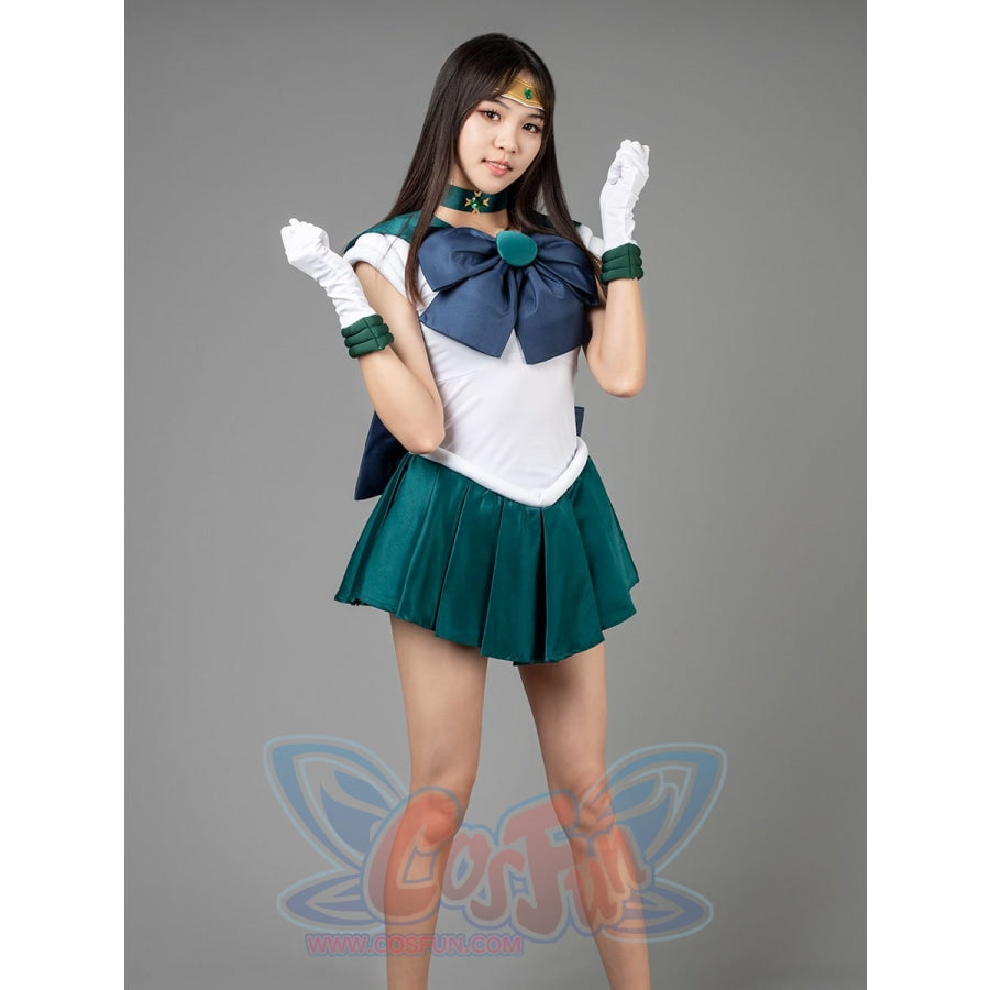 Sailor Moon Sailor Neptune Kaiou Michiru Cosplay Costume - cosfun
