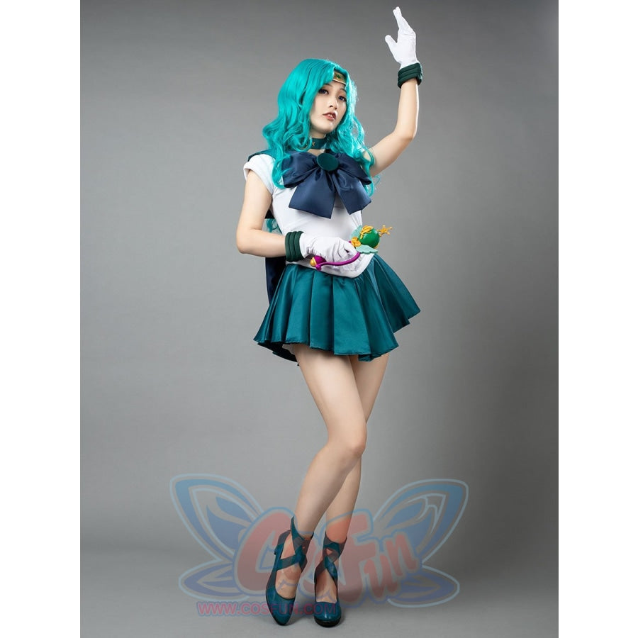 Sailor Moon Sailor Neptune Kaiou Michiru Cosplay Costume - cosfun