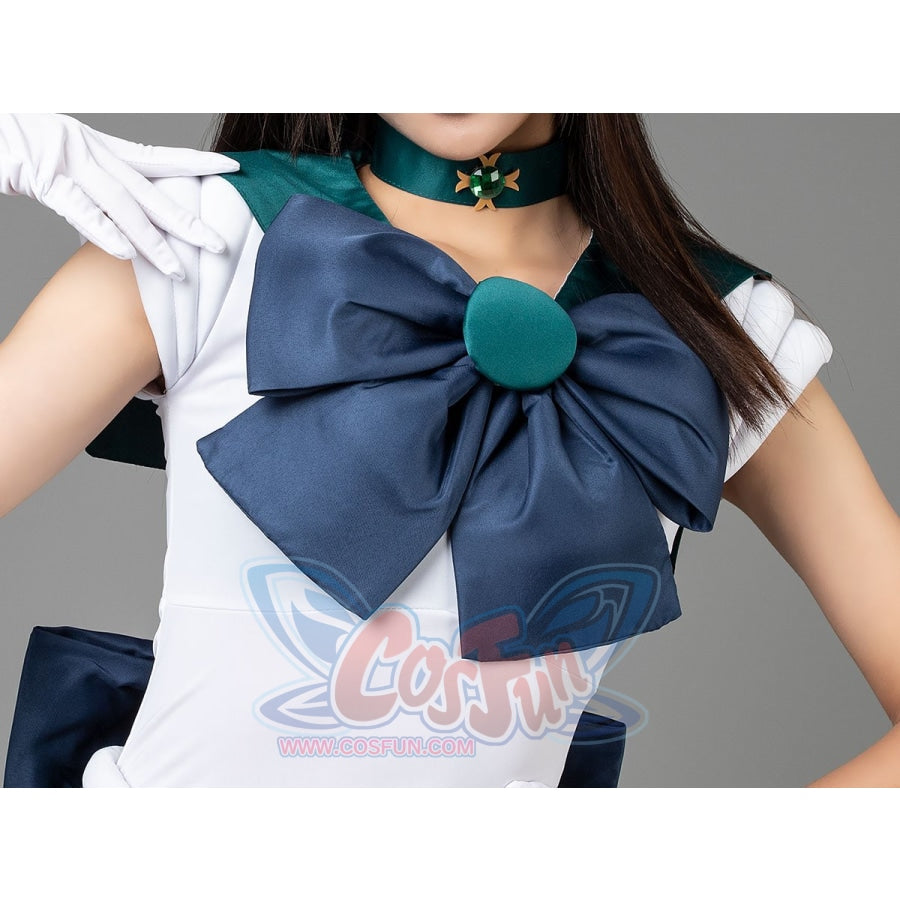 Sailor Moon Sailor Neptune Kaiou Michiru Cosplay Costume - cosfun