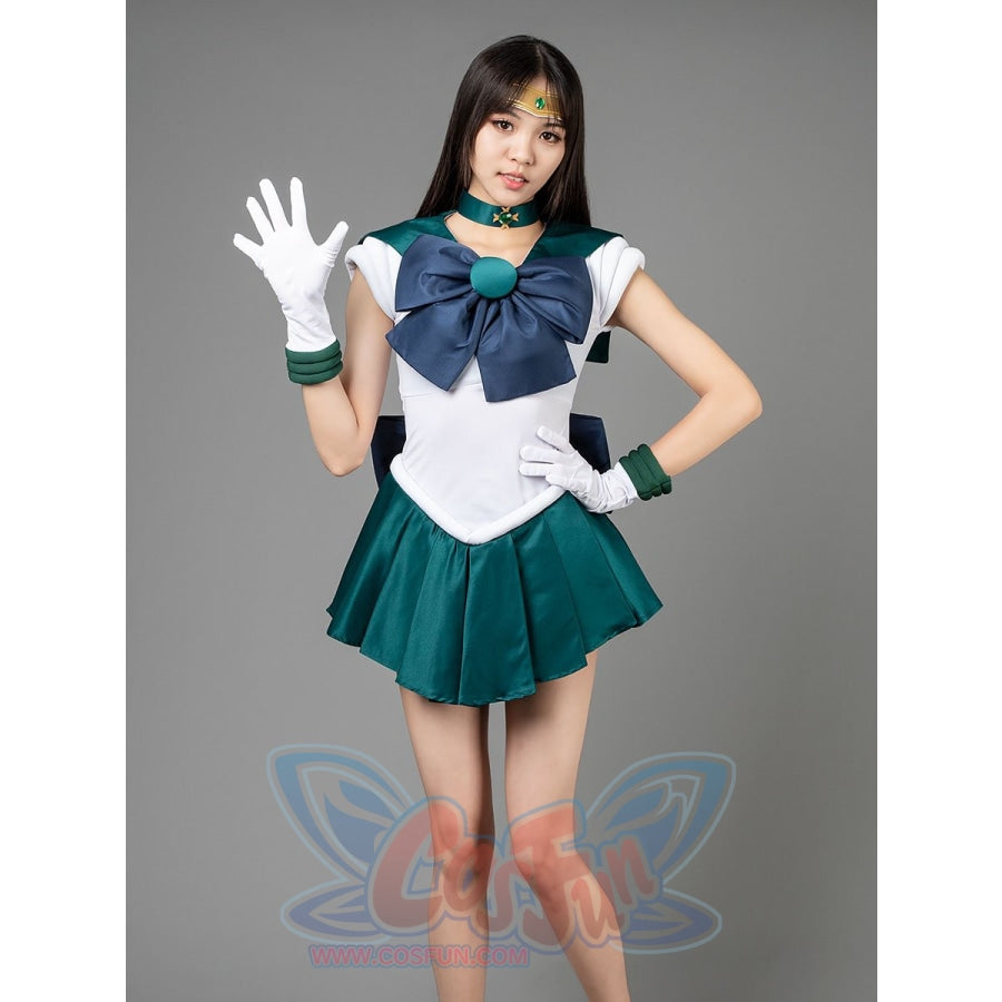 Sailor Moon Sailor Neptune Kaiou Michiru Cosplay Costume - cosfun