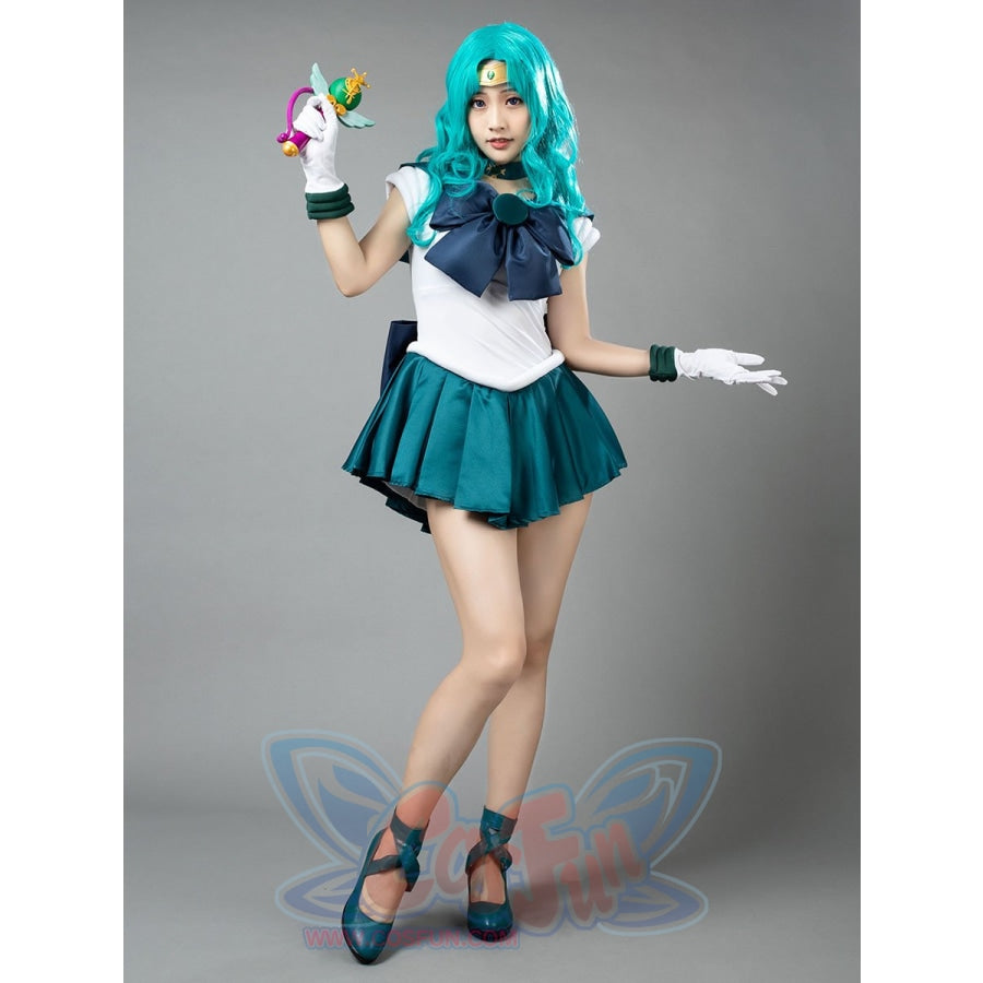 Sailor Moon Sailor Neptune Kaiou Michiru Cosplay Costume - cosfun